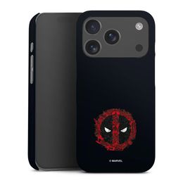 DeinDesign iPhone 17 Pro Handy Premium Case Smartphone Handyh&uuml;lle Schutzh&uuml;lle matt Logo Marvel Deadpool Premium Case