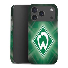 DeinDesign iPhone 17 Pro Handy Premium Case Smartphone Handyh&uuml;lle Schutzh&uuml;lle matt Sv Werder Bremen Coat Of Arms Official Licensed Product Premium Case