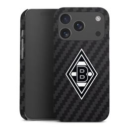 DeinDesign iPhone 17 Pro Handy Premium Case Smartphone Handyh&uuml;lle Schutzh&uuml;lle matt Borussia M&ouml;nchengladbach Carbon Gladbach Premium Case