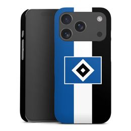 DeinDesign iPhone 17 Pro Handy Premium Case Smartphone Handyh&uuml;lle Schutzh&uuml;lle matt Stripes Hamburger Sv Hsv Premium Case
