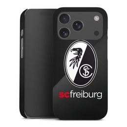 DeinDesign iPhone 17 Pro Handy Premium Case Smartphone Handyh&uuml;lle Schutzh&uuml;lle matt Sc Freiburg Lettering Logo Premium Case