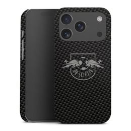 DeinDesign iPhone 17 Pro Handy Premium Case Smartphone Handyh&uuml;lle Schutzh&uuml;lle matt Rb Leipzig Carbon Metallic Look Premium Case