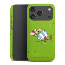 DeinDesign iPhone 17 Pro Handy Premium Case Smartphone Handyh&uuml;lle Schutzh&uuml;lle matt Asterix Official Licensed Product Obelix Premium Case