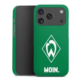 DeinDesign iPhone 17 Pro Handy Premium Case Smartphone Handyh&uuml;lle Schutzh&uuml;lle matt Moin Official Licensed Product Sv Werder Bremen Premium Case