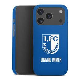 DeinDesign iPhone 17 Pro Handy Premium Case Smartphone Handyh&uuml;lle Schutzh&uuml;lle matt Coat Of Arms Official Licensed Product 1. Fc Magdeburg Premium Case