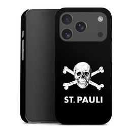 DeinDesign iPhone 17 Pro Handy Premium Case Smartphone Handyh&uuml;lle Schutzh&uuml;lle matt Totenkopf Fc St. Pauli Official Licensed Product Premium Case