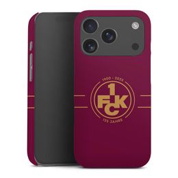 DeinDesign iPhone 17 Pro Handy Premium Case Smartphone Handyh&uuml;lle Schutzh&uuml;lle matt 1. Fc Kaiserslautern Official Licensed Product 125 Jahre Premium Case