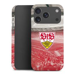 DeinDesign iPhone 17 Pro Handy Premium Case Smartphone Handyh&uuml;lle Schutzh&uuml;lle matt Stadium Vfb Stuttgart Official Licensed Product Premium Case