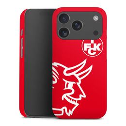 DeinDesign iPhone 17 Pro Handy Premium Case Smartphone Handyh&uuml;lle Schutzh&uuml;lle matt Star Devil 1. Fc Kaiserslautern Premium Case