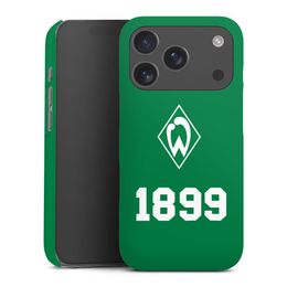 DeinDesign iPhone 17 Pro Handy Premium Case Smartphone Handyh&uuml;lle Schutzh&uuml;lle matt Sv Werder Bremen Official Licensed Product Statement Premium Case