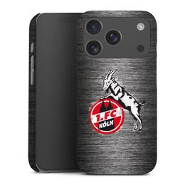 DeinDesign iPhone 17 Pro Handy Premium Case Smartphone Handyh&uuml;lle Schutzh&uuml;lle matt Official Licensed Product Metallic Look 1. Fc K&ouml;ln Premium Case