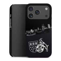 DeinDesign iPhone 17 Pro Handy Premium Case Smartphone Handyh&uuml;lle Schutzh&uuml;lle matt Skyline Official Licensed Product 1. Fc K&ouml;ln Premium Case