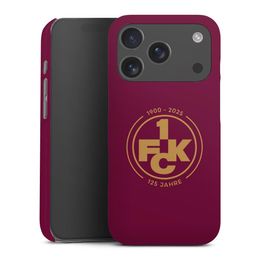 DeinDesign iPhone 17 Pro Handy Premium Case Smartphone Handyh&uuml;lle Schutzh&uuml;lle matt 125 Jahre 1. Fc Kaiserslautern 1. Fck Premium Case