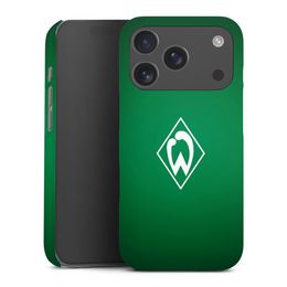 DeinDesign iPhone 17 Pro Handy Premium Case Smartphone Handyh&uuml;lle Schutzh&uuml;lle matt Merchandise Sv Werder Bremen Logo Premium Case
