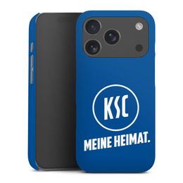 DeinDesign iPhone 17 Pro Handy Premium Case Smartphone Handyh&uuml;lle Schutzh&uuml;lle matt Karlsruher Sc Statement Ksc Premium Case