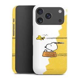 DeinDesign iPhone 17 Pro Handy Premium Case Smartphone Handyh&uuml;lle Schutzh&uuml;lle matt Snoopy Peanuts Children Premium Case