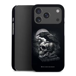 DeinDesign iPhone 17 Pro Handy Premium Case Smartphone Handyh&uuml;lle Schutzh&uuml;lle matt Raven Skulls Skull Premium Case