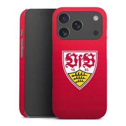 DeinDesign iPhone 17 Pro Handy Premium Case Smartphone Handyh&uuml;lle Schutzh&uuml;lle matt Logo Official Licensed Product Vfb Stuttgart Premium Case