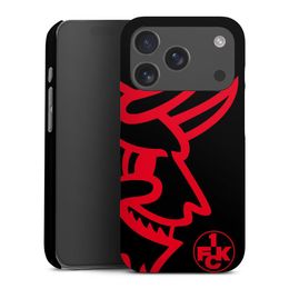 DeinDesign iPhone 17 Pro Handy Premium Case Smartphone Handyh&uuml;lle Schutzh&uuml;lle matt 1. Fc Kaiserslautern Logo Official Licensed Product Premium Case