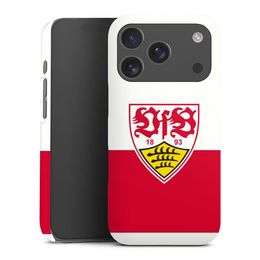 DeinDesign iPhone 17 Pro Handy Premium Case Smartphone Handyh&uuml;lle Schutzh&uuml;lle matt Vfb Stuttgart Logo Official Licensed Product Premium Case