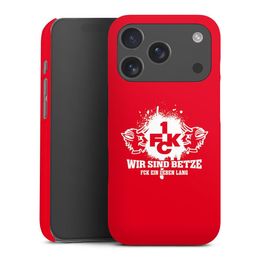 DeinDesign iPhone 17 Pro Handy Premium Case Smartphone Handyh&uuml;lle Schutzh&uuml;lle matt 1. Fc Kaiserslautern Spruch Official Licensed Product Premium Case