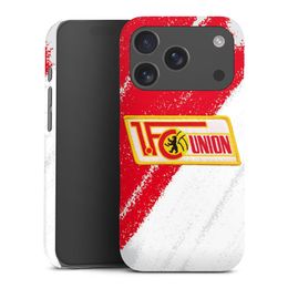 DeinDesign iPhone 17 Pro Handy Premium Case Smartphone Handyh&uuml;lle Schutzh&uuml;lle matt 1. Fc Union Berlin Logo Official Licensed Product Premium Case