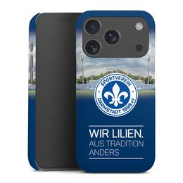 DeinDesign iPhone 17 Pro Handy Premium Case Smartphone Handyh&uuml;lle Schutzh&uuml;lle matt Official Licensed Product Sv Darmstadt 98 Coat Of Arms Premium Case