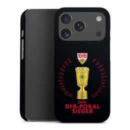 DeinDesign iPhone 17 Pro Handy Premium Case Smartphone Handyh&uuml;lle Schutzh&uuml;lle matt Trophy Official Licensed Product Vfb Stuttgart Premium Case