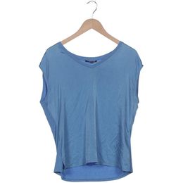 comma, COMMA T-Shirt Damen Gr&ouml;&szlig;e XL Second Hand blau