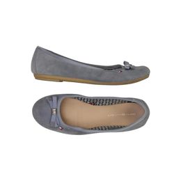 Tommy Hilfiger Ballerina Damen Gr&ouml;&szlig;e 36 Second Hand blau