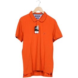 Tommy Hilfiger Poloshirt Herren Größe M Second Hand orange