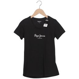 Pepe Jeans T-Shirt Damen Größe S Second Hand schwarz