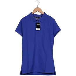 Tommy Hilfiger Poloshirt Damen Größe XL Second Hand blau