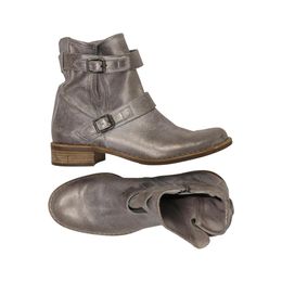 Paul Green Stiefelette Damen Größe 38.5 Second Hand silber