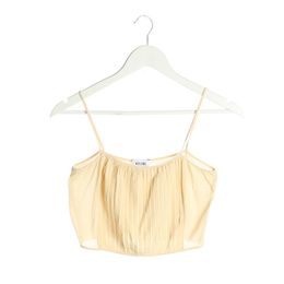 Moschino Top / Seidentop Damen Gr&ouml;&szlig;e M Second Hand beige