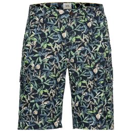 Camel Active Cargo Shorts mit Allover-Print Herren Gr&ouml;&szlig;e 46 blau