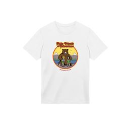 F4NT4STIC Shirt 'US National Parks Make Friends At Yellowstone' male White size XS