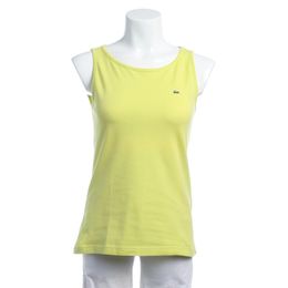 Lacoste Top / Seidentop Damen Gr&ouml;&szlig;e M Second Hand senf