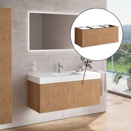 neoro n50 stripes Unterschrank B: 120 cm mit 1 Auszug, BN0484BPO,