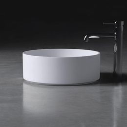 neoro n50 Aufsatzwaschtisch &Oslash; 40 H: 14 cm, mit pflegeleichter Oberfl&auml;che, BN0108WM,