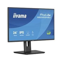 iiyama Prolite XB2492HSU-B1, LED-Monitor 60.5 cm (24 Zoll), schwarz (matt), FullHD, IPS, HDMI, DP, USB-Hub, Verstellbarer Standfu&szlig;, 120Hz Panel