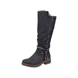Rieker Stiefel Damen Größe 43 anthrazit / schwarz Winterschuhe