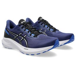 asics Herren Laufschuh "GT-1000 13", Gr. 45ndigo blau,, Synthetik, Textil, Schuhe, für mehr Stabilität