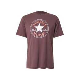 Converse T-Shirt 'CHUCK' Herren Größe XXL schoko / hellrot / weiß