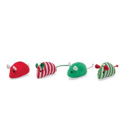 Beeztees Katzenspielzeug Weihnachtsmäuse 4 Stück