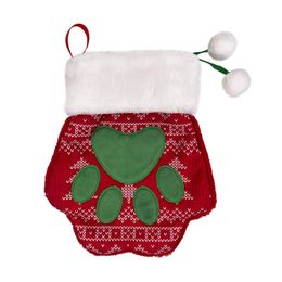 Kong Holiday Weihnachtsstrumpf-Pfote für Hunde und Katzen L