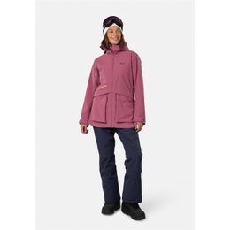 Skijacke KARI TRAA "THERESE", Damen, Gr. XL, lila, 90% Polyamid, 10% Elasthan, unifarben, lang, ohne Ausschnitt, Jacken, mit 10.000 mm Wassersäule