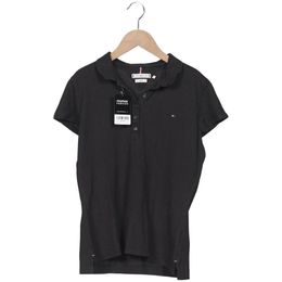 Tommy Hilfiger Poloshirt Damen Größe XL Second Hand schwarz