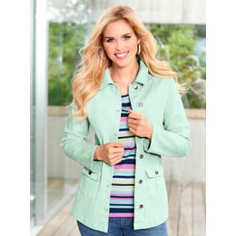 WITT Damen Jeansjacke mit Stretch-Anteil, mint, Gr&ouml;&szlig;e 42