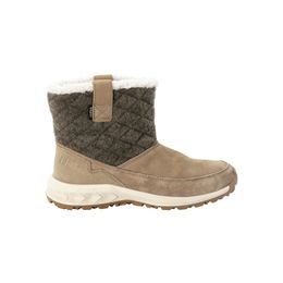 Winterstiefel Jack Wolfskin "QUEENSTOWN TEXAPORE BOOT W", Gr. UK5-EU38, Normalschaft, braun (cookie), Main Material Second Material 100% Polyamide Lining Sole 100% Rubber/ EVA, Schuhe
